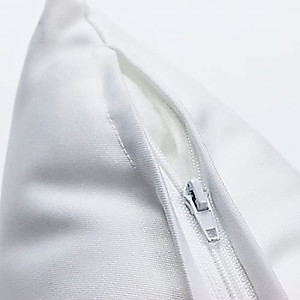 Custom Pillow - Personalized Pillow with Picture & Name Including Case & Insertion. Full Color Print on Both Sides Ultra Soft Cover. Memorial Photo Gift for Home Mom (1 Photo, 14" x 14")