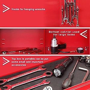 Torin APTB134R Tool Box, Red, Large