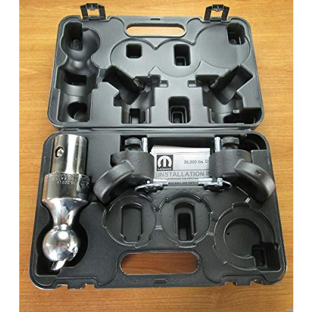 Mopar Ram 2500 3500 Gooseneck Ball & Safety Chain Anchor Kit New OEM