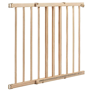 Evenflo, Top of Stairs, Extra Tall Gate, Tan Wood