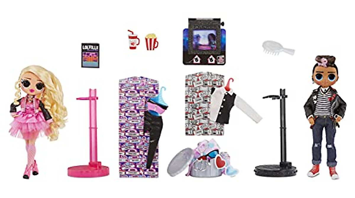 L.O.L. Surprise! Movie Magic Dolls 2-Pack - 25 Surprises & Playset