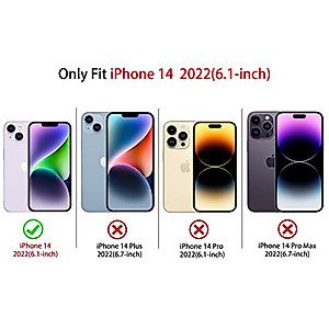 NITITOP Compatible with iPhone 14 Case Clear Cute with Astronaut Outer Space Aesthetic Planet Star Creative Pattern, for Women Girl Soft TPU Shockproof Cover for iPhone 14-Embrace