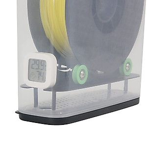 Zeberoxyz 3D Printer Filament Holder Dry Storage Box moisture-proof Sealed Universal Adjustable Filament Mount Rack Bracket for PLA/ABS/Nylon/Wood/TPU 3D Printing Materials (Dry Storage Box)