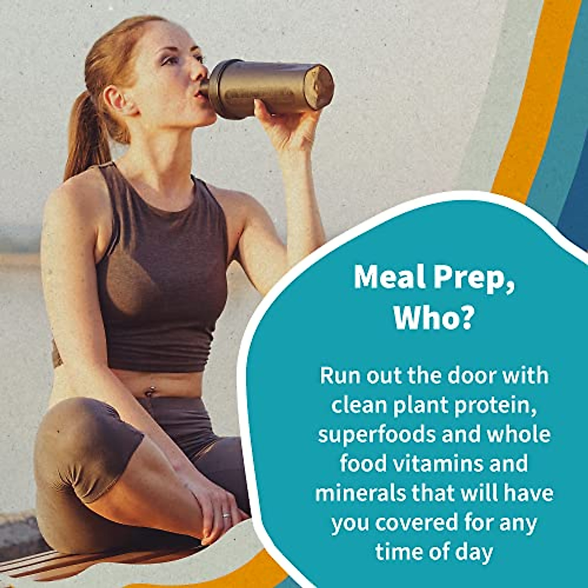 Tasty Organic Lightly Sweet Meal Replacement Shake Vegan - Garden of Life 20g Complete Plant Based Protein, Greens, Digestive Enzymes, Pro & Prebiotics for Easy Digestion, Non-GMO Gluten-Free, 2.4 LB