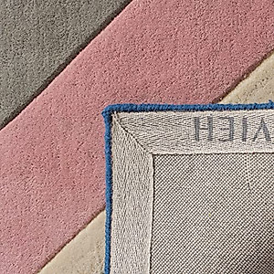 SAFAVIEH Fifth Avenue Collection 3' x 5' Grey/Multi FTV112A Handmade Mid-Century Modern Abstract Wool Area Rug