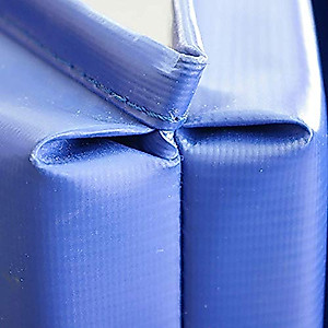 Greatmats Gym Mats 5x10 Ft x 2 Inch, Folding Mats for Martial Arts, Home Exercise Mats, MMA Mats (Blue)