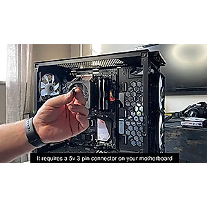 Cooler Master MasterFan MF200R ARGB 200 mm Addressable RGB Fan,5V/3-PIN,NOT Work with 4-PIN RGB or Standard RGB+12V