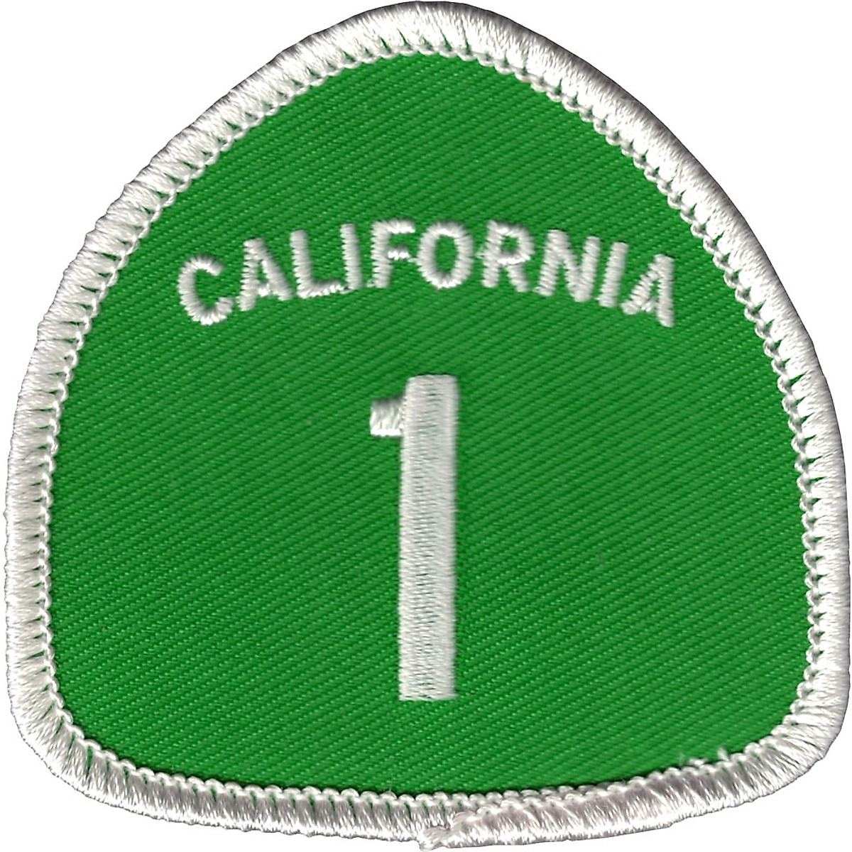 Highway 1 California Patch - Scenic Highway Big Sur San Francisco Sonoma Mendocino San Luis Obispo Monterey Mendocino Los Angeles Malibu (Iron On)