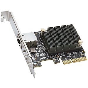 Sonnet Presto Solo 10GBASE-T Ethernet 1-Port PCIe Card [Thunderbolt Compatible]