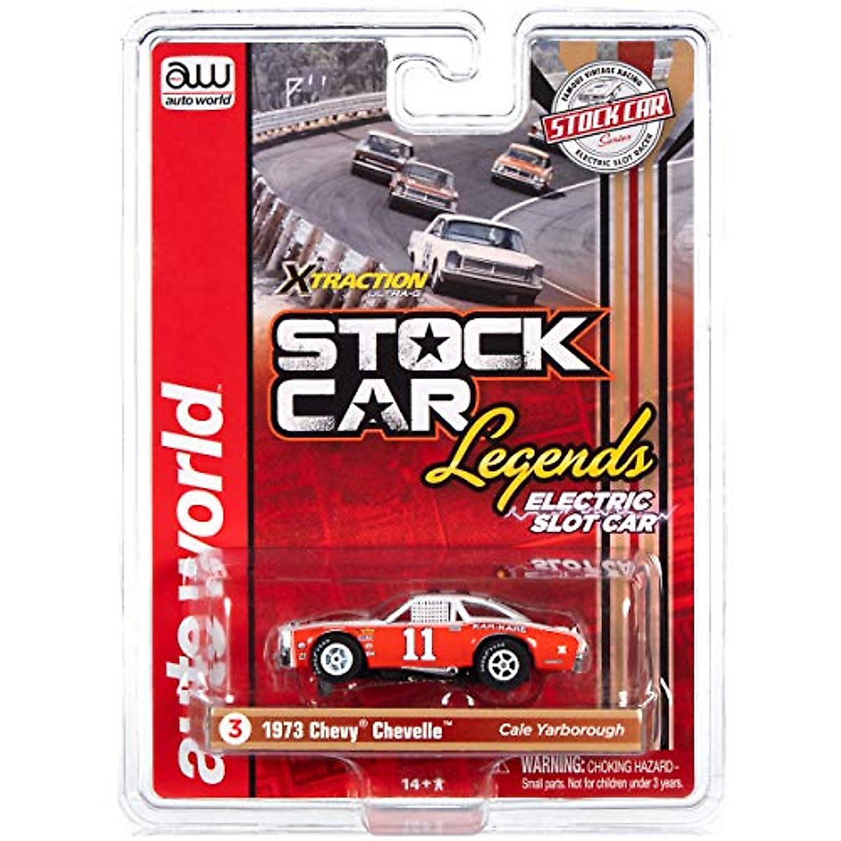 Auto World SC355-3 Xtraction R31 Chevrolet Chevelle Kar-Kare Cale Yarborough HO Slot Car