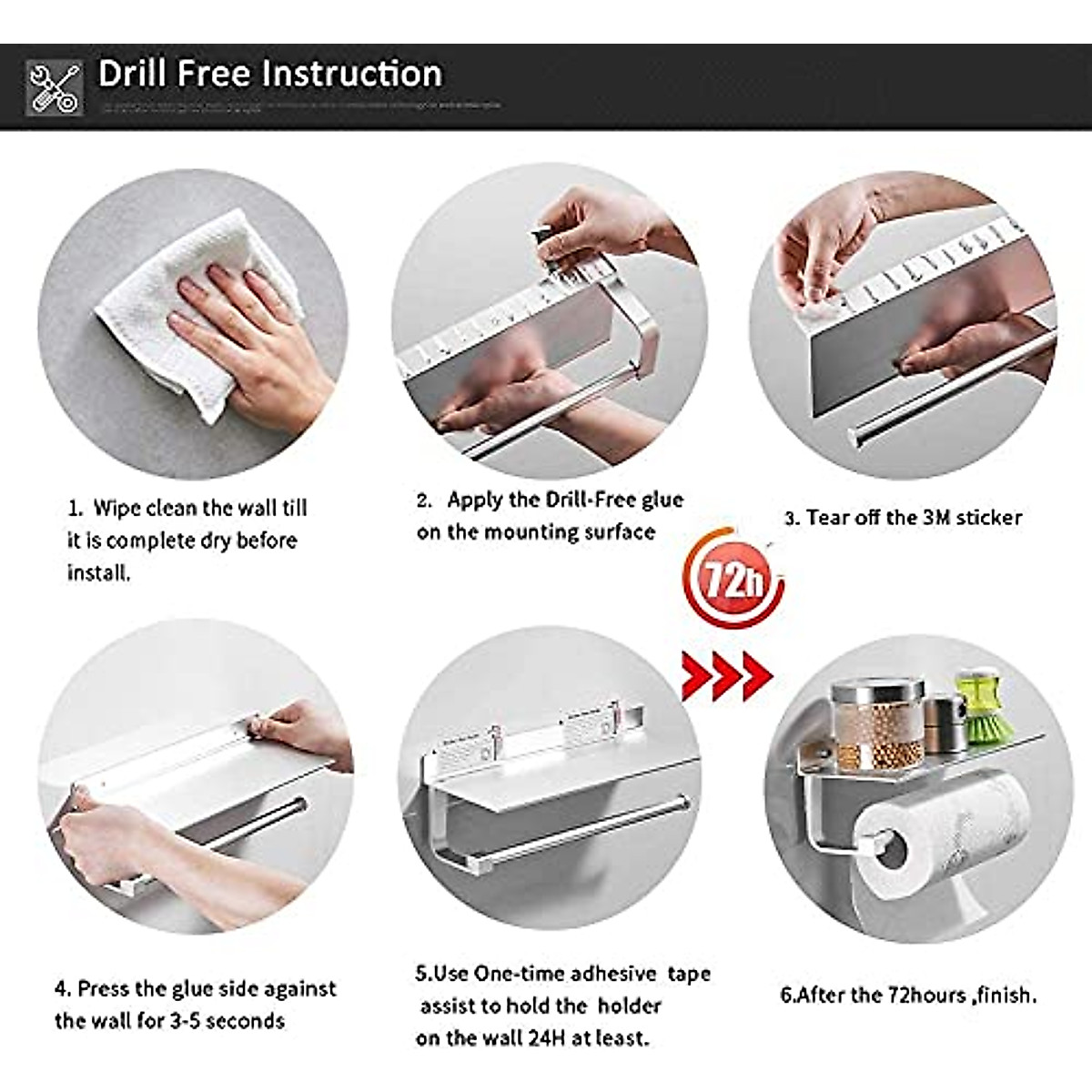 Kitchen Paper Roll Holder Paper Towel Rack Dining Table Kitchen Paper Roll Holder Vertical Paper Towel Storage Rack