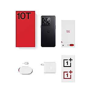 OnePlus 10T | Moonstone Black | 5G Unlocked Android Smartphone U.S Version | 8GB RAM+128GB Storage | 120Hz Fluid AMOLED Display | Triple Camera 50+8+2MP, 16MP | 125w SuperVOOC Charging (CPH2417)