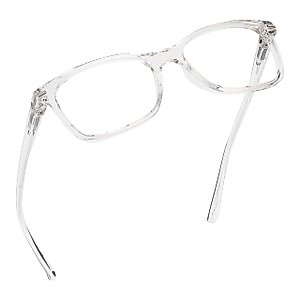 Readerest Blue Light Blocking Reading Glasses (Clear, 1.75 Magnification) Computer Eyeglasses With Thin Reflective Lens, Antiglare, Eye Strain, UV Protection, Stylish For Men And Women