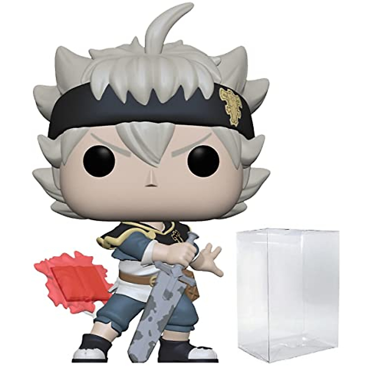 POP Black Clover - Asta Funko Vinyl Figure (Bundled with Compatible Box Protector Case), Multicolor, 3.75 inches