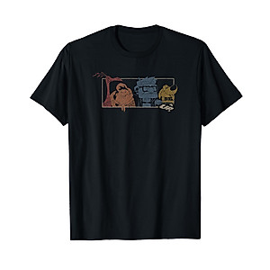 Disney Pixar Up Group Adventure Team Center Panel T-Shirt