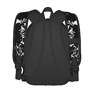 Mitterm Black Backpack Travel Work Laptop Backpack for Women Men Hiking Large Capacity Bag Fashion Lightweight Daypack for Business Work…