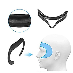 6 in1 Soft Leather Glasses VR Face Cover Sweat-Proof Helmet Eye Face Cover for Oculus Quest 2 Facial Interface Bracket Accessories