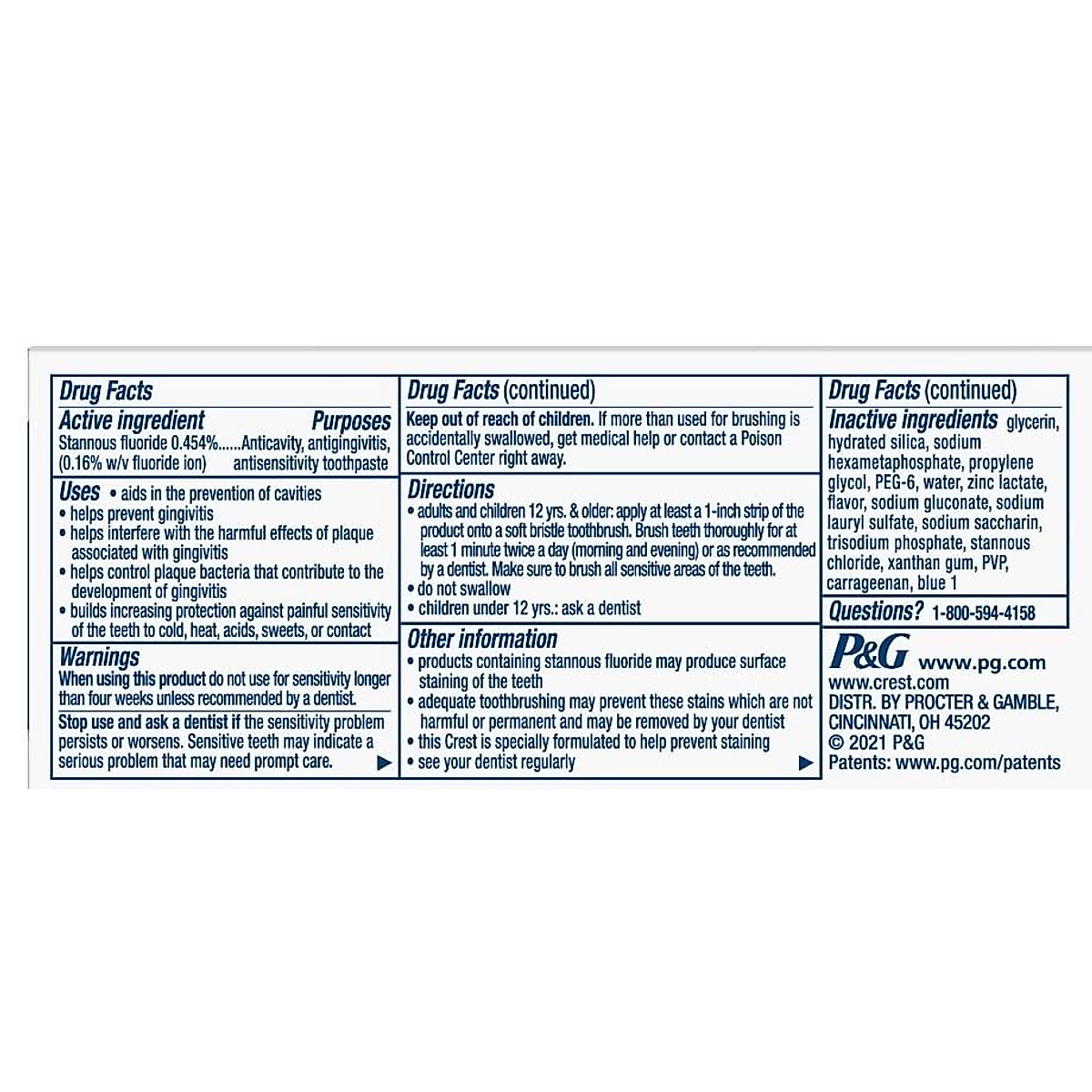 Crest Pro-Health Advanced Extra Deep Clean Mint Toothpaste3.5 oz.(Pack of 3)