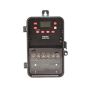 EWZ Series Multipurpose Control Astronomic 7 Day Time Switch, 120-277 VAC Input Supply, 1 Channel, DPST Output Dry Contact