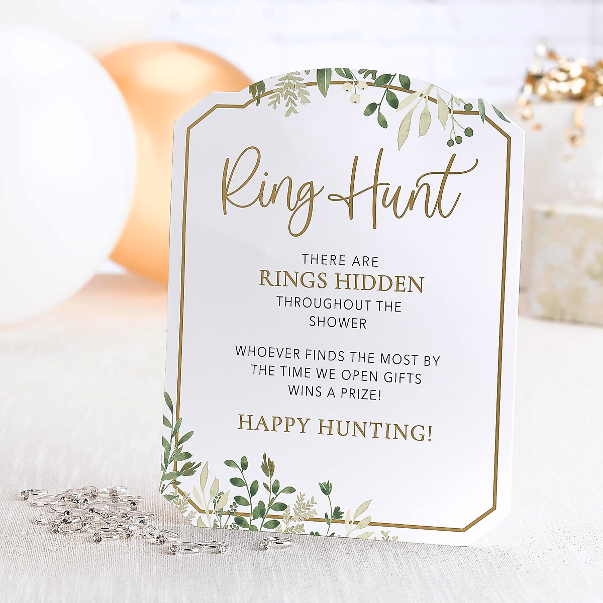 Lillian Rose Put Ring Hunt Bridal Shower Games, One Size, Multi