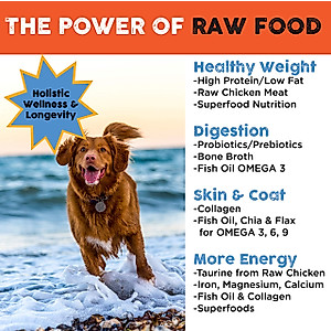 Nature's Diet Raw Mix Kibble with Freeze-Dried Chicken, Superfoods and Probiotics
