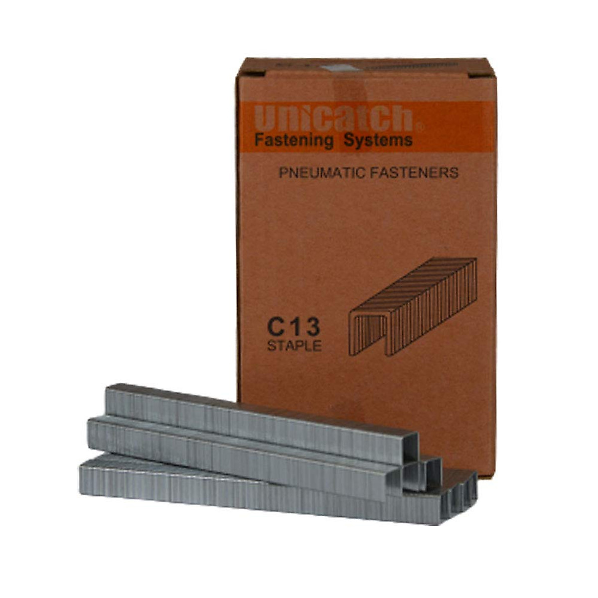 22 Gauge 71 Series 3/8 Inch Crown by 1/2 Inch Leg Length Galvanized Fine Wire Staples or Upholstery Staples (10,00pcs/Box) Similar to B 71/12 and Snco C08