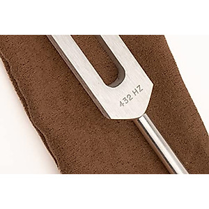432 hz Tuning Fork for Healing and Health by Omnivos, Earth Frequency for Balancing, Reduce Stress, Meditation, Made in The USA