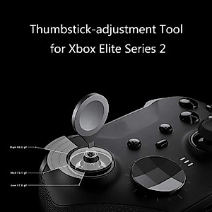 The Stainless Steel Controller Accessories, A Replacement Accessories Package with Texture Clamps and Adjustable Tools, for Xbox One Elite Series 2