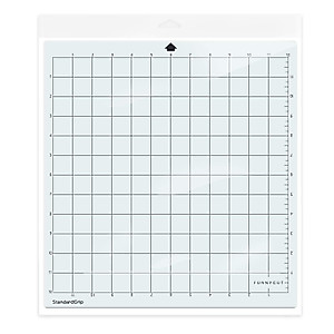 Funnycut Cutting Mat for Silhouette Cameo 4/3/2/1 (Lightgrip, Standardgrip, Stronggrip, 3 Pack) 12x12 Inch Cutting Mat for Silhouette Cameo Accessories