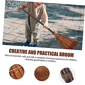 GRIRIW 1pc 's Broom Cleaning for Household Use Mini Couch Wedding Favors Nigerian Palm Broom Vintage Broom Kids Cleaning Tool Small Broom Tool Home Use Mini Broom Small