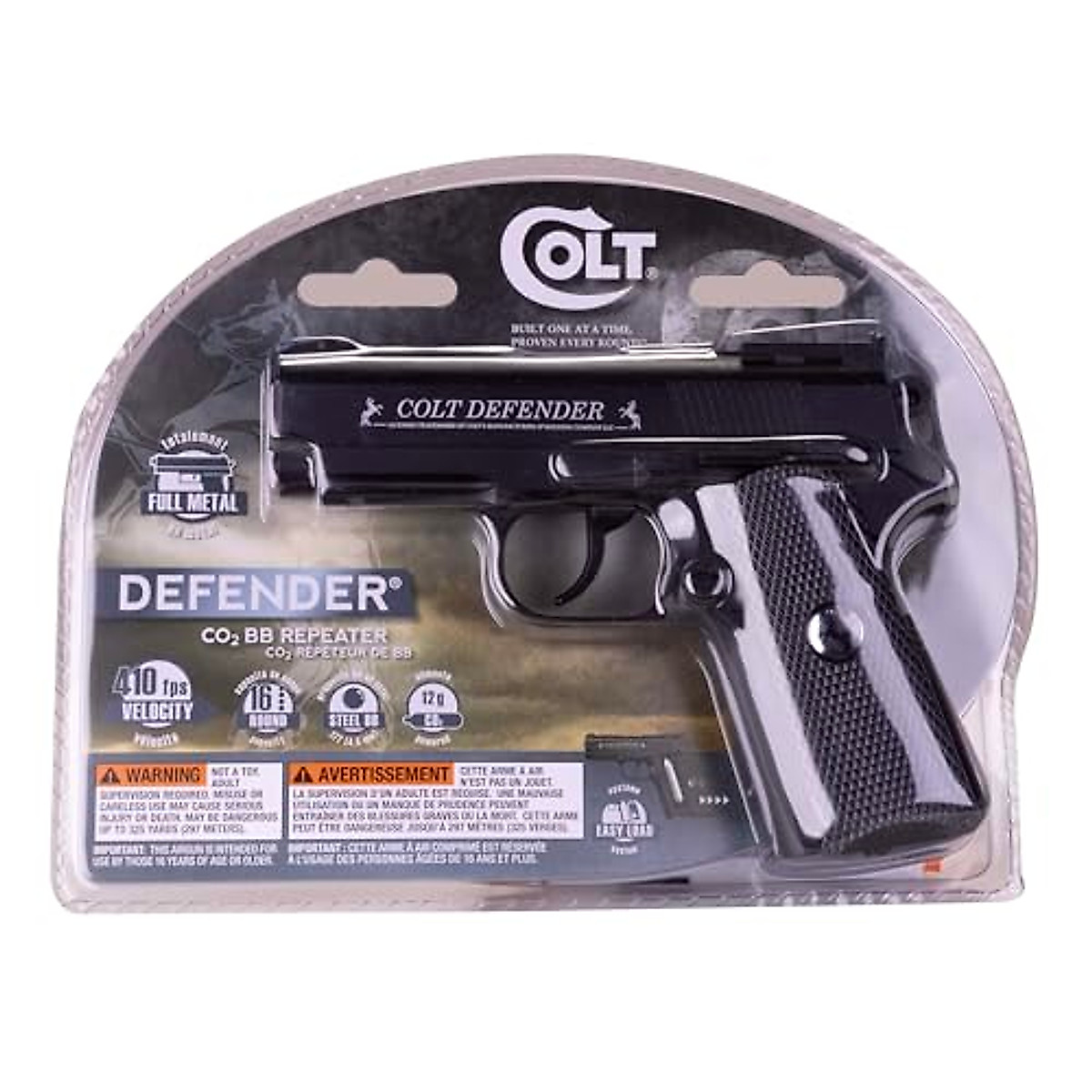 Umarex Colt Defender Semi Automatic Metal Frame .177 Caliber BB Gun Air Pistol
