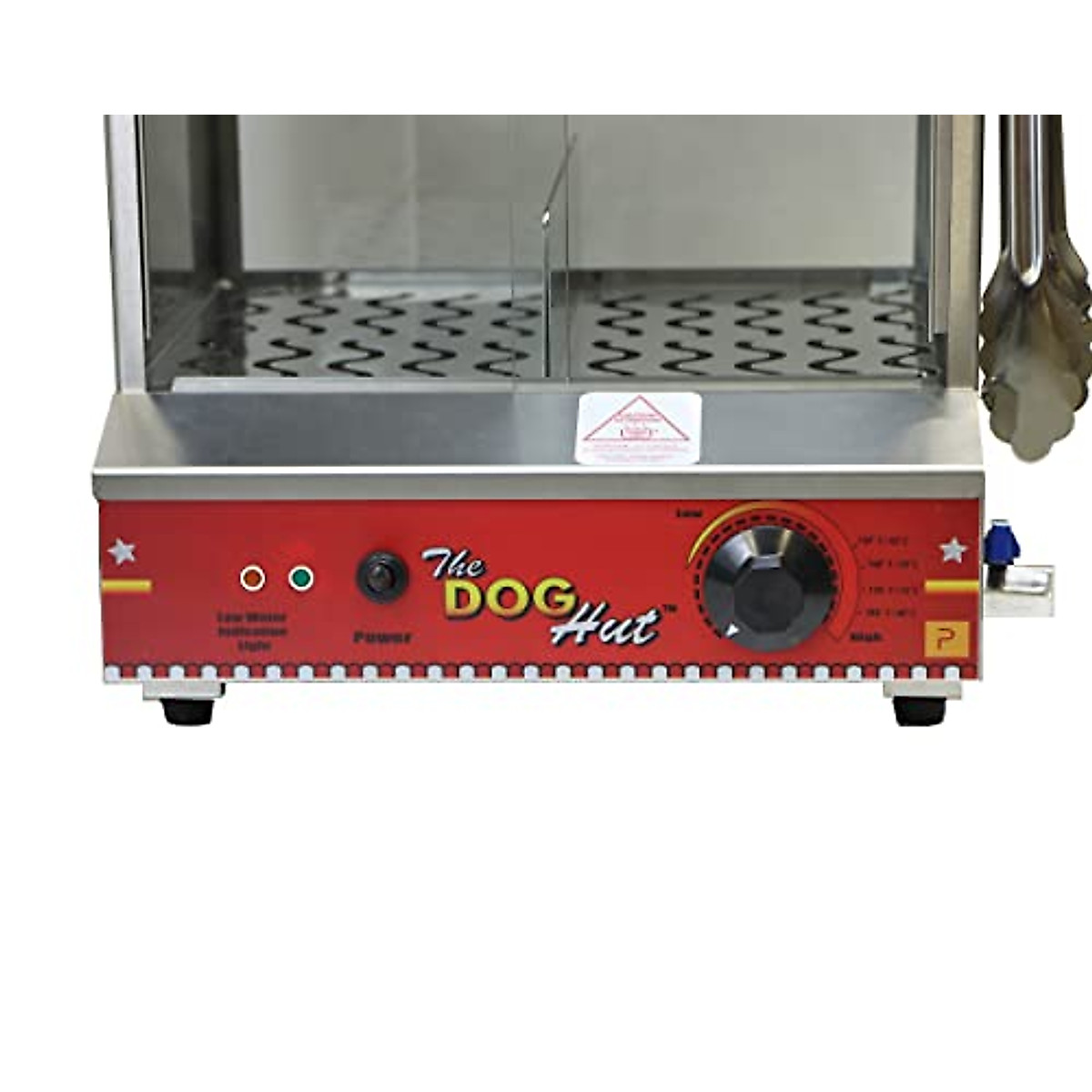 Paragon Dog Hut Hot Dog Steamer, Red, (8020)