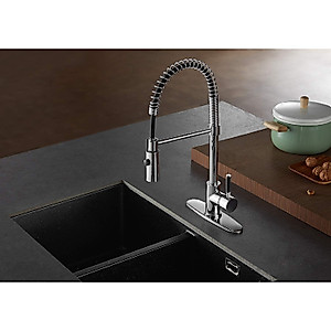 Kingston Brass LS8771DKL Kaiser Pre-Rinse Kitchen Faucet, 8 Inch in Spout Reach, Polished Chrome