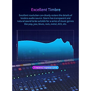 keephifi KBEAR Storm in Ear Monitor Headphones for Singers Musicians, Audiophile, 10mm Strong Magnetic Dynamic Driver Wired Earbuds in Ear Earphone IEM with Detachable OFC Cable (Black No Mic)