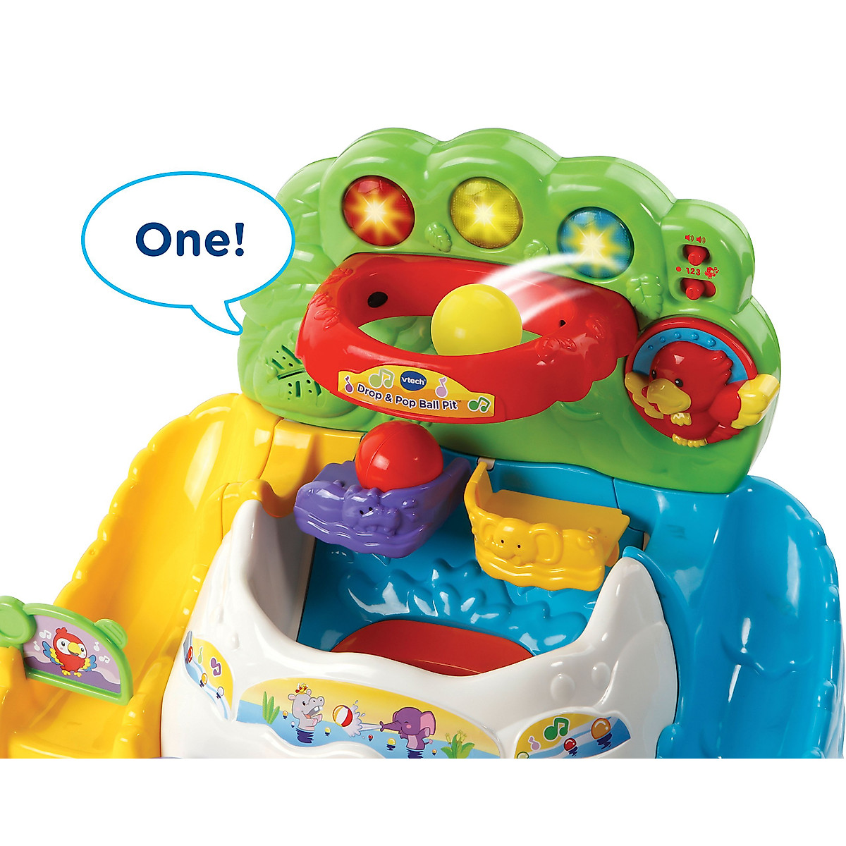VTech Pop-a-Balls Drop and Pop Ball Pit, Green