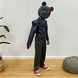 Robby Costume for Kids, Official Piggy Video Game Costume Outfit and Mask, Size (14-16)