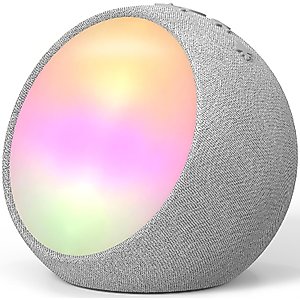 REACHER White Noise Sound Machine, Ambient Night Light for Sleep, 21 Soothing Vibrant Natural Sounds, Brown, Pink & White Noise Machine for Baby, Adults, Kids