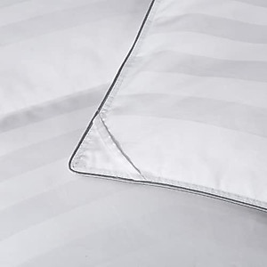 Dreamhood Lightweight Goose Feather Down Comforter Queen Size, White Down Duvet Insert Full Bedding Comforter, 100% Cotton Shell 90 X 90 Inches