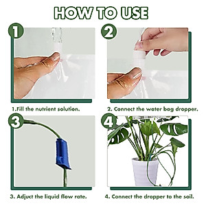 Automatic Plant Waterer for Indoor and Outdoor Plants - Self Watering System with Long Needle Design