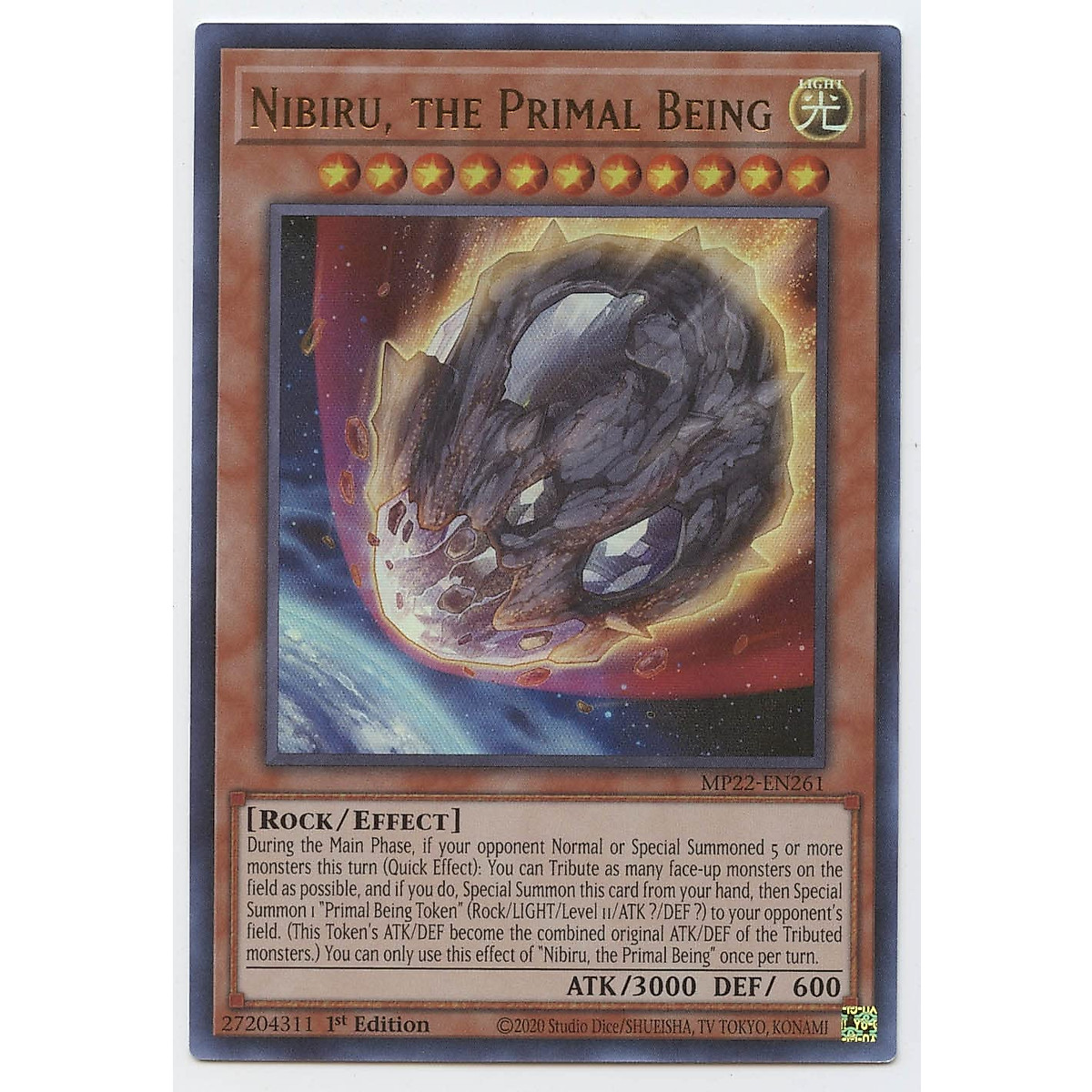Nibiru, The Primal Being - MP22-EN261 - Ultra Rare - 1st Edition
