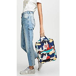 Fjallraven Women's Kanken Backpack, Summer Landscape, Print, Blue, One Size
