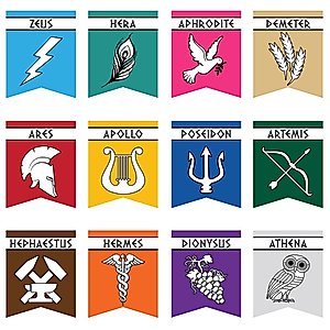 Greek Mythology Party Signs, 12pcs Greek God Party Decorations, Htabiol Greek Mythology Party Decorations, Fit for Greek Gods Birthday, Ancient Greek Party Decor, Percy Jackson Birthday Party Decor