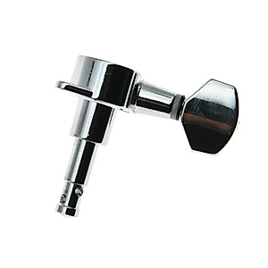 Wilkinson 6 Inline Chrome E-Z Post Guitar Tuners EZ Post Guitar Tuning Keys Pegs Guitar Machine Heads for Strat Tele