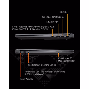 HP Victus 15 Gaming Laptop, AMD Radeon RX 6500M Graphics, AMD Ryzen 5 5600H, 8 GB RAM, 512 GB SSD, Full HD Display, Windows 11 Home, Backlit Keyboard, Enhanced Thermals (15-fb0010nr, 2022)