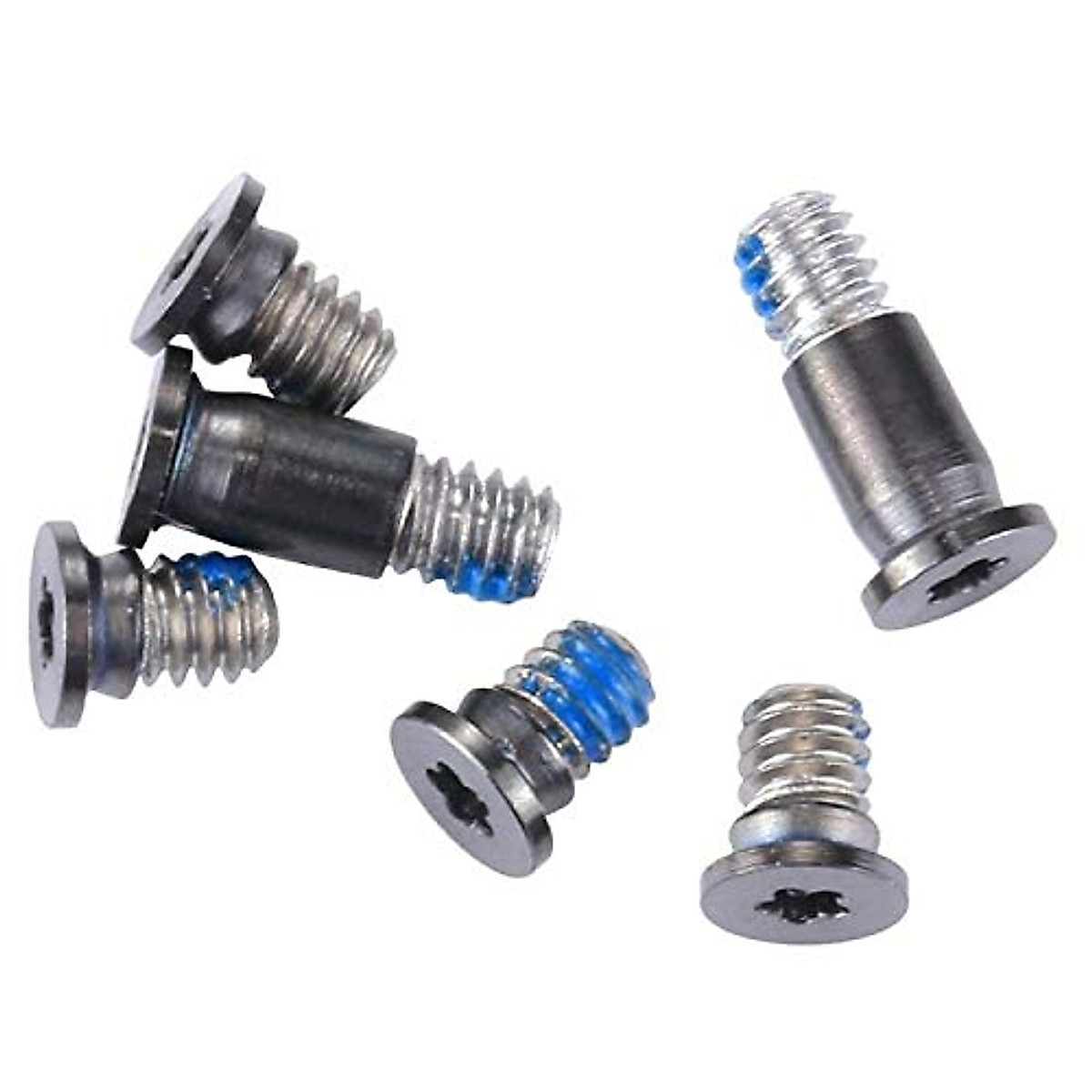 Replacement 6pcs/Set Bottom case Screws + 1pcs 5 Point Pentalobe Screwdriver for MacBook Retina 13'' A1706 (EMC 3071) (EMC 3163) with Touch Bar, A1989 EMC(3214) MR9Q2LL/A, A2251 MWP42LL/A 2018 (Gray)