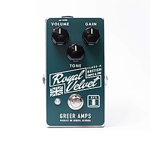 Greer Amps Royal Velvet Overdrive Guitar Effects Pedal