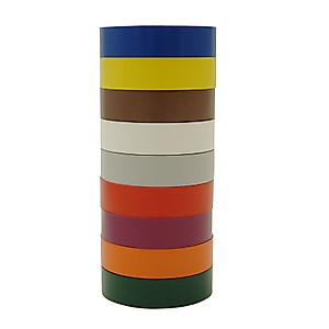 3M 35-PACK Scotch 35 Electrical Tape Packs: 1/2" x 20 ft., Rainbow