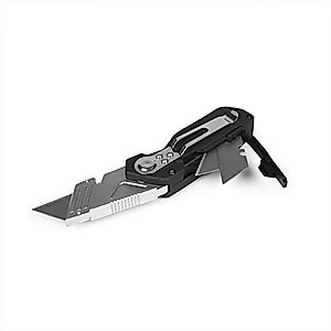 True Utility Folding-blade pocket knife multitool 6780 Knife Plus with steel clip and flathead and phillips bit holder and 2 extra blades