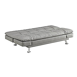 Coaster Home Furnishings Dilleston Tufted Back Upholstered Sofa Bed Grey