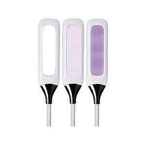 OttLite Enhance LED Sanitizing Desk Lamp with USB Charging – Eliminates up to 99.9% of Bacteria, Touch Activated, Flexible Neck, Modern Light for Reading, Crafting & Office Desktop
